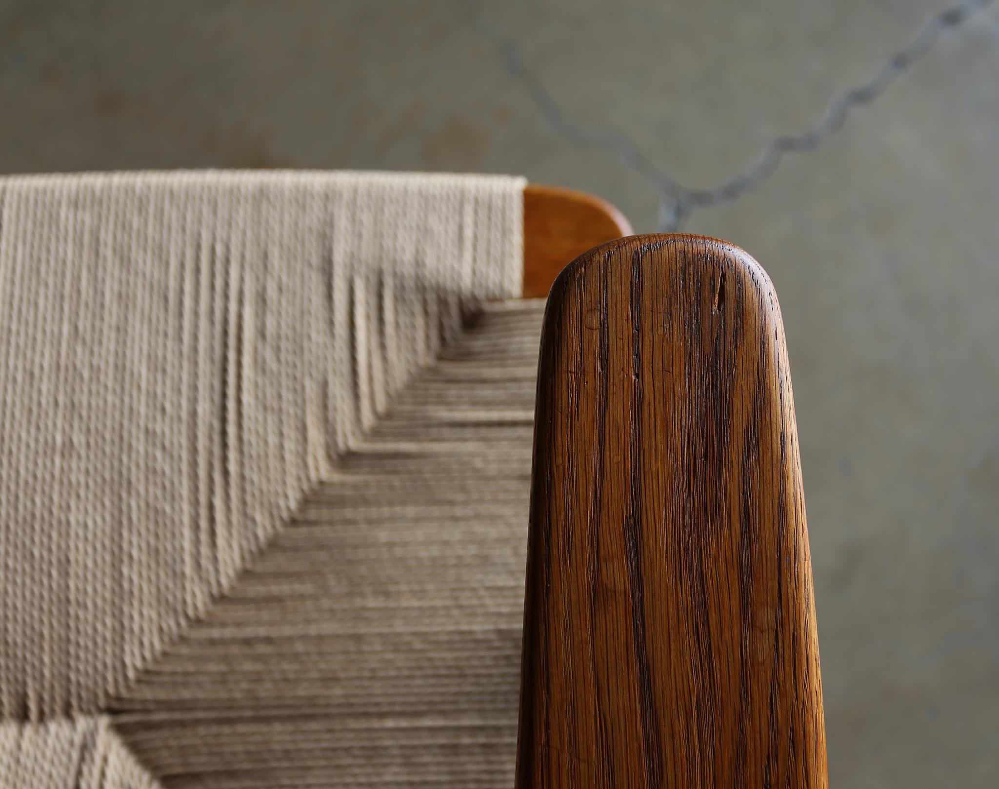 Hans J. Wegner CH22 Lounge Chair for Carl Hansen and Søn, Denmark ...