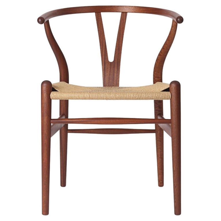 Hans J. Wegner 'CH24 Wishbone' Chair in Mahogany and Oil for Carl ...