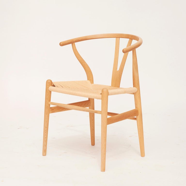Hans J. Wegner CH24 Wishbone Chair, Set of 6 at 1stDibs