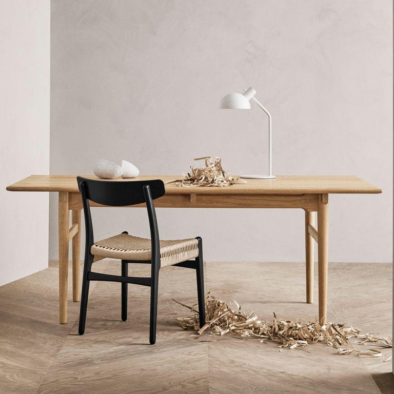 Hans J. Wegner 'CH327' Dining Table in Oak and Oil for Carl Hansen and Son For Sale at 1stDibs