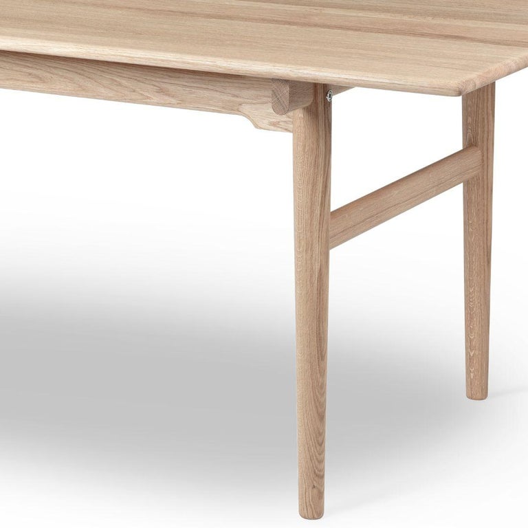 Hans J. Wegner 'CH327' Dining Table in Oak and Soap for Carl Hansen and ...