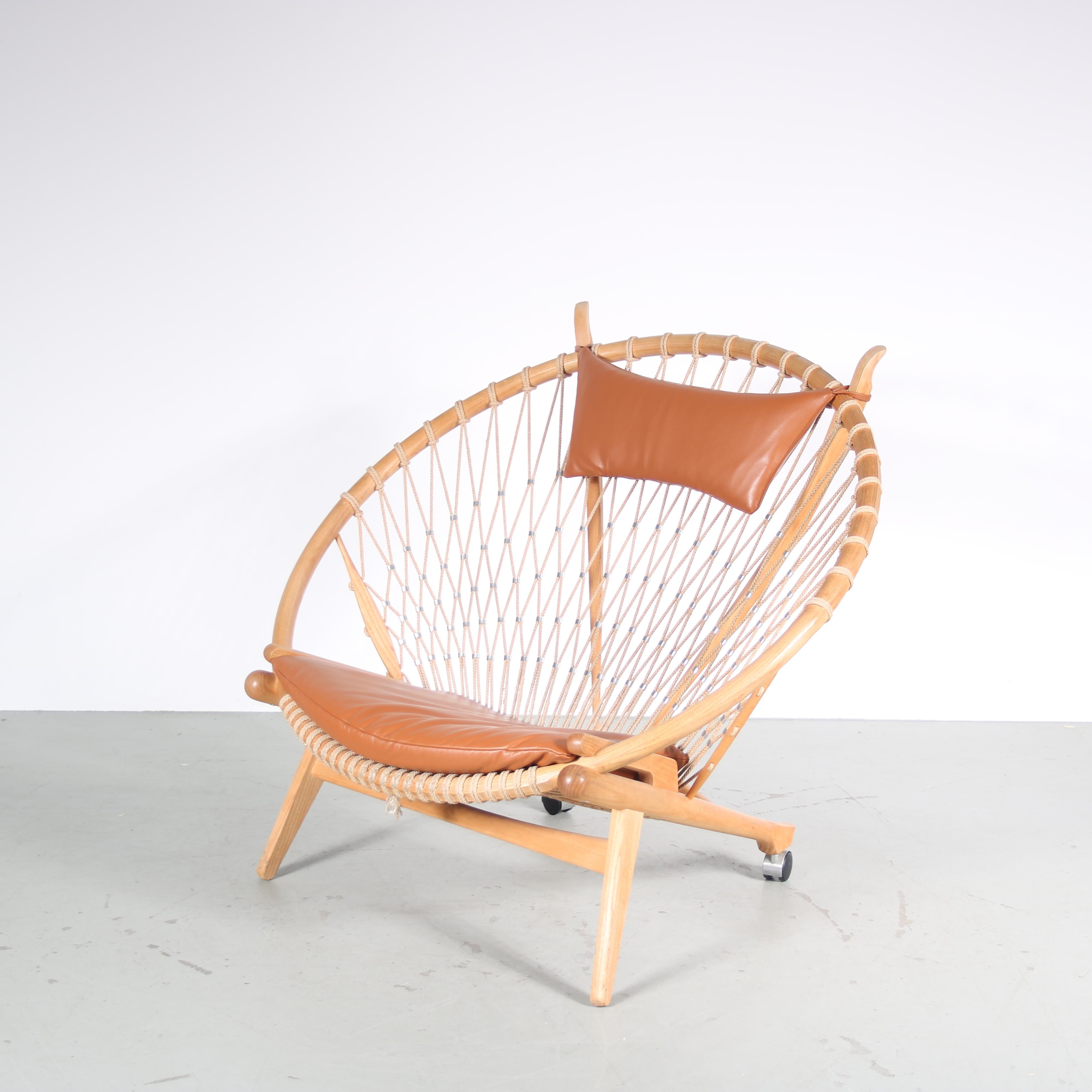 Hans J. Wegner “Circle Chair” for PP Mobler in Denmark, 1980 For Sale ...
