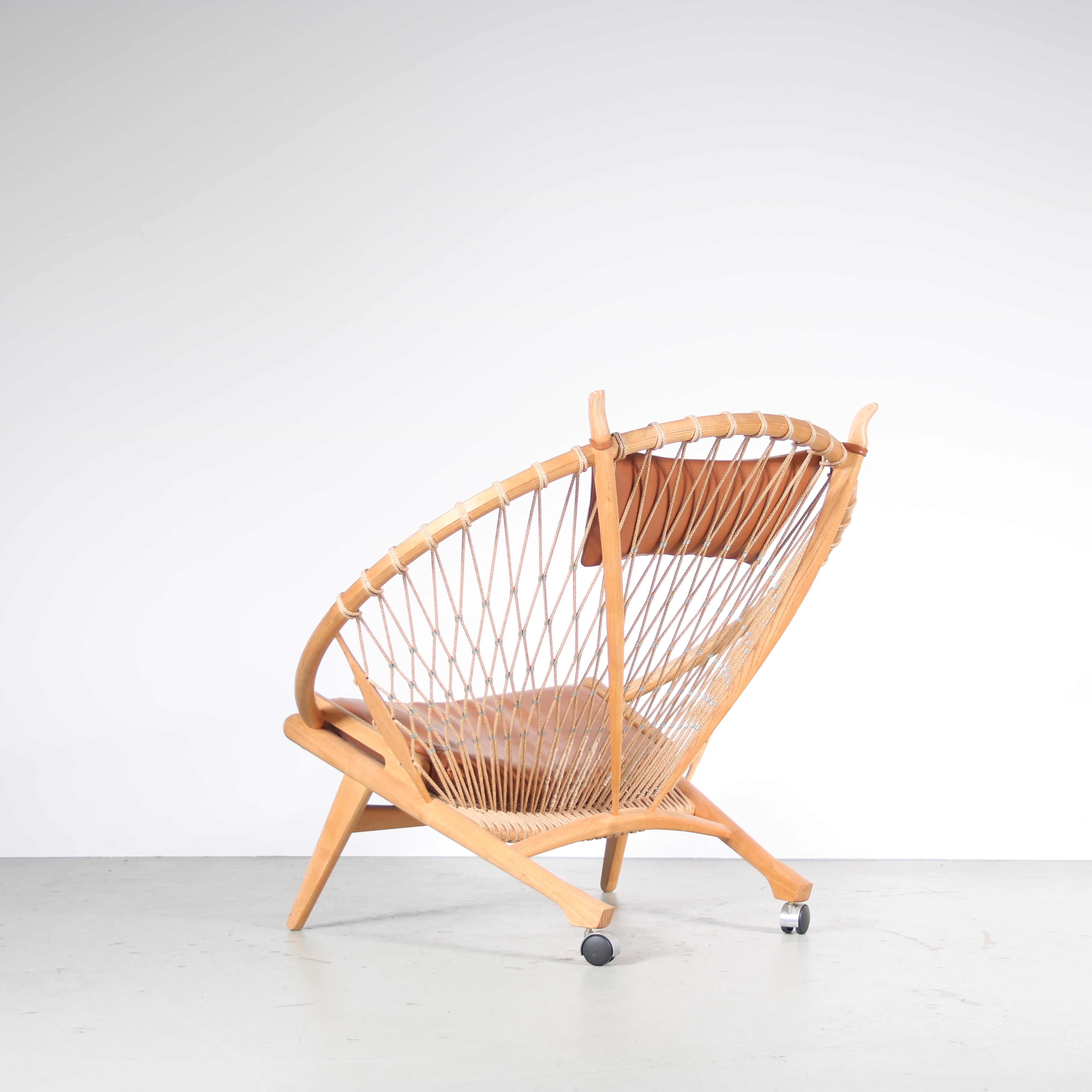 Hans J. Wegner “Circle Chair” for PP Mobler in Denmark, 1980 For Sale ...