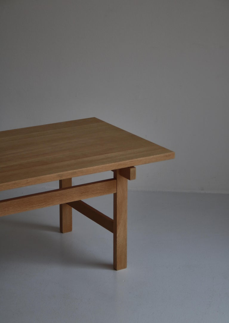 Hans J. Wegner Coffee Table in Patinated Oak by Andreas Tuck, Denmark ...