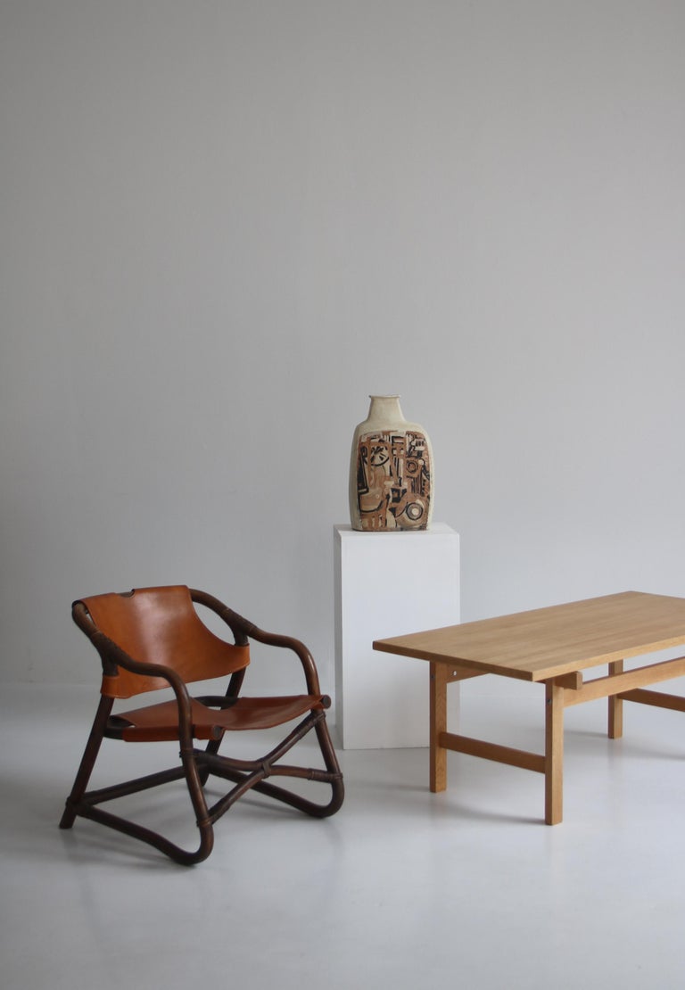 Hans J. Wegner Coffee Table in Patinated Oak by Andreas Tuck, Denmark ...