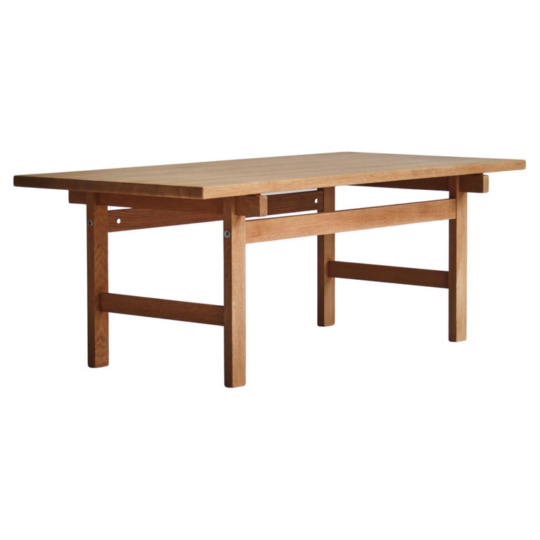 Hans J. Wegner Coffee Table in Patinated Oak by Andreas Tuck, Denmark ...