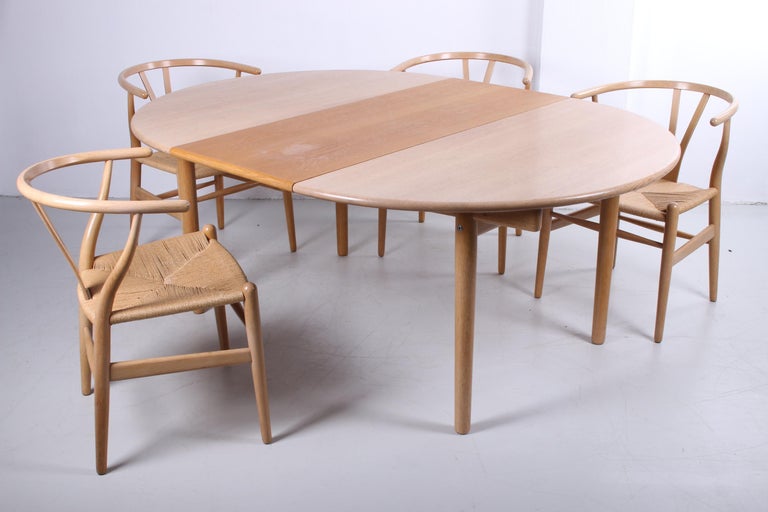 Hans J Wegner Dining Room Table PP 70 at 1stDibs