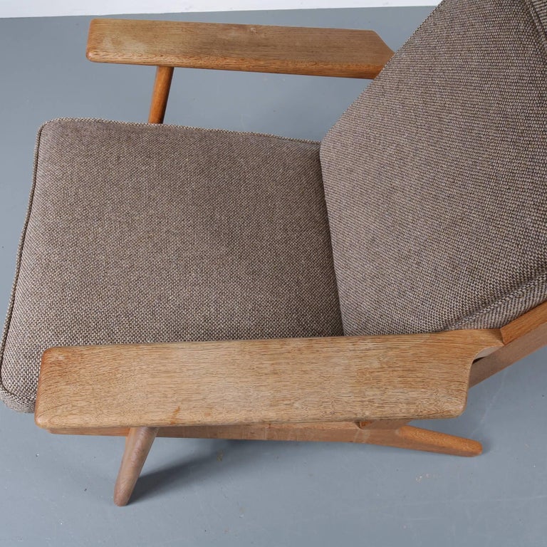 Hans J. Wegner Ge290 Lounge Chair, Denmark, 1950 at 1stDibs | hans ...