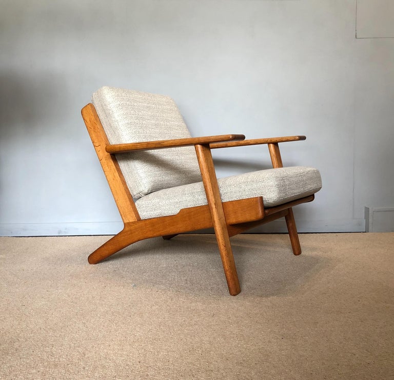 Hans J Wegner Ge290, reupholstered Original 1950s Model. at 1stDibs