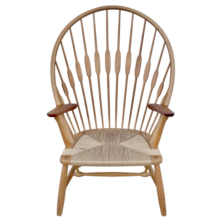 Hans J. Wegner JH-550 Peacock Chair for Johannes Hansen, 1960 Denmark For Sale at 1stDibs