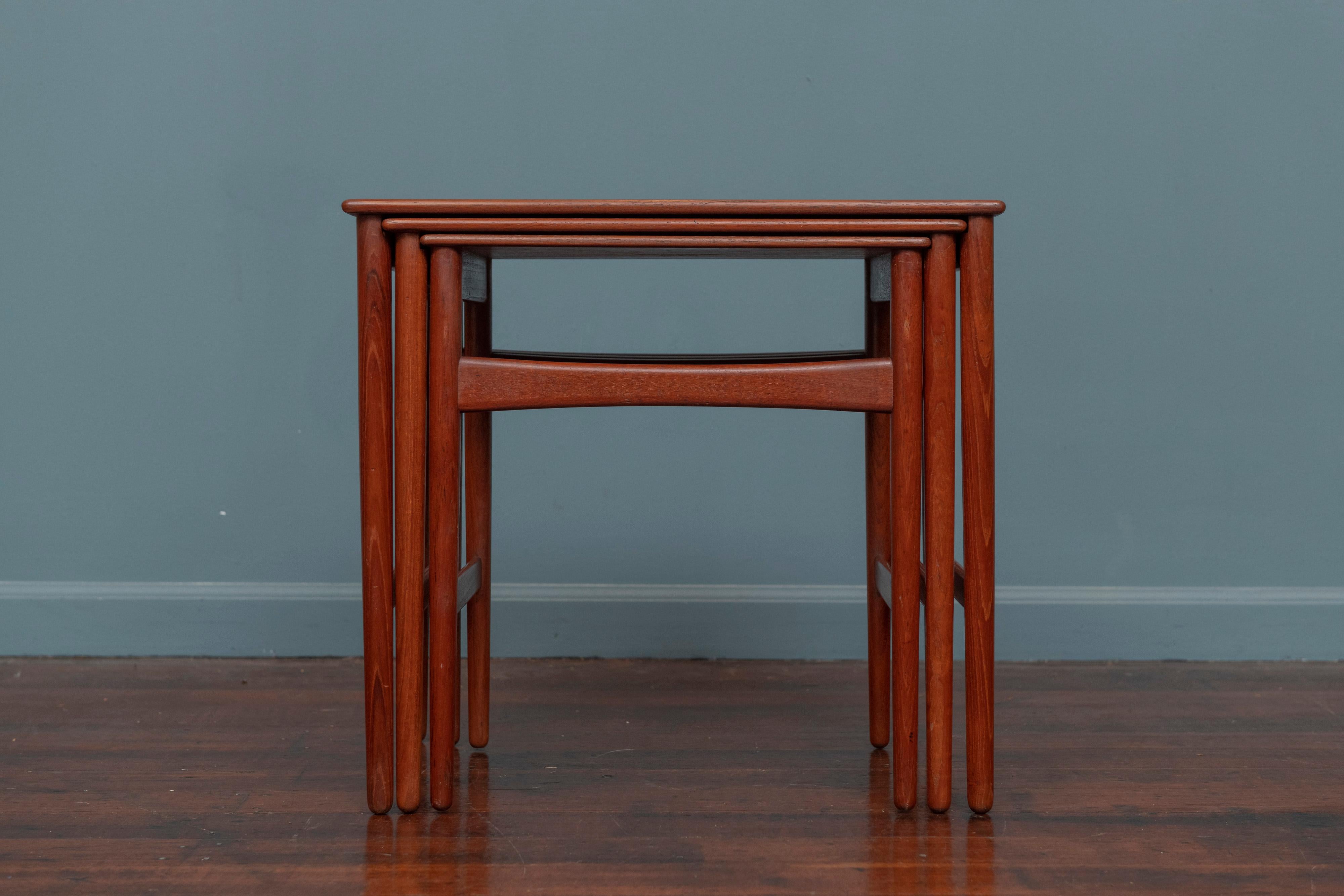 Hans J. Wegner Nesting Tables for Andreas Tuck For Sale at 1stDibs