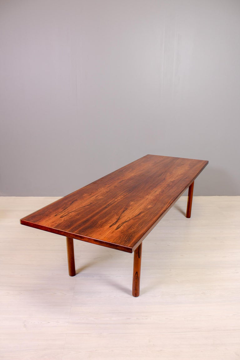 Hans J Wegner Rosewood Coffee Table by Andreas Tuck, 1950s For Sale at ...