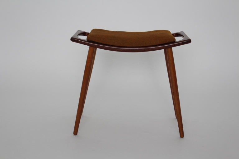 Mid Century Modern Vintage Hans J. Wegner Stool Attributed, 1950s ...
