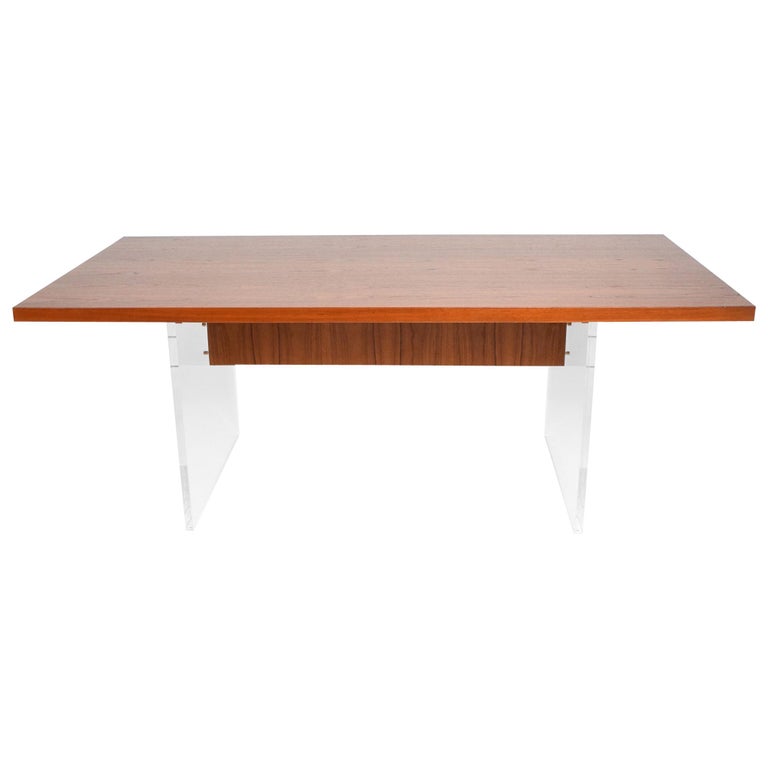 Moderner Esstisch im Konferenztischstil von Hans Wegner aus Teakholz ...