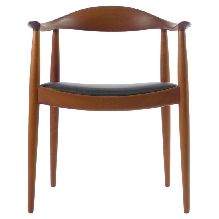 Hans J Wegner, the Chair/Round Chair, Design 1949, for Johannes Hansen, Denmark For Sale at 1stDibs