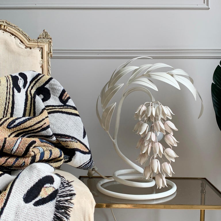 Hans Kogl Pioggia D’oro White Table Lamp, 1970's For Sale at 1stDibs