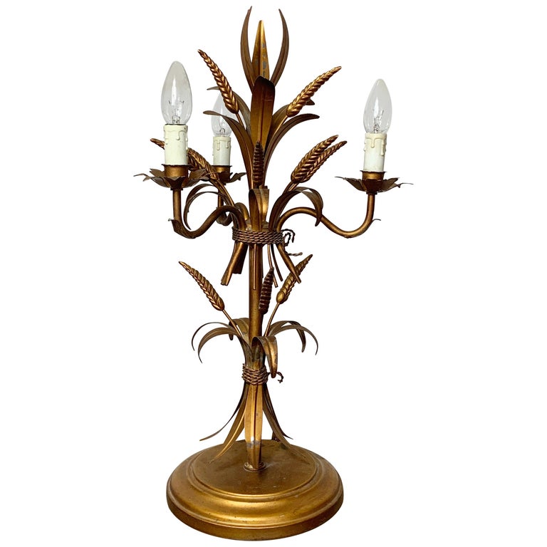 Hans Kögl Wheat Sheaf Table Lamp, 1970s For Sale at 1stDibs