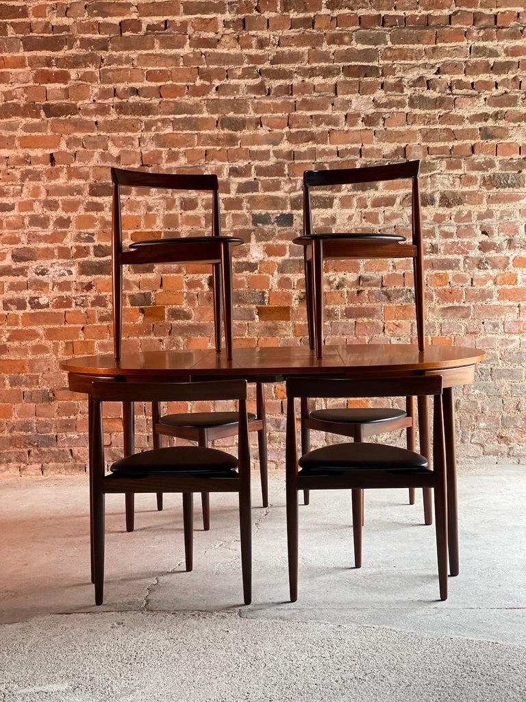 Hans Olsen Dinette Dining Table and 6 Chairs Frem Rojle Danish ...