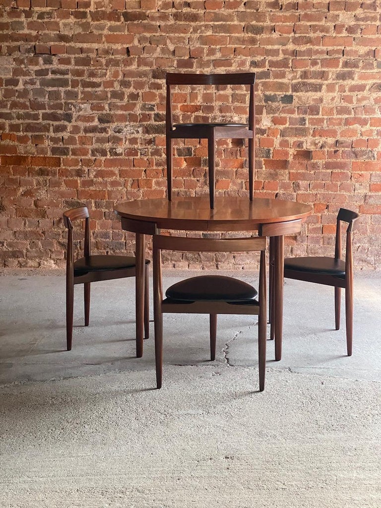 Hans Olsen Dinette Dining Table and Four Chairs Frem Rojle, Circa 1960 ...