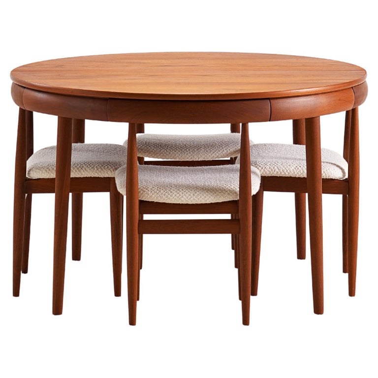 Hans Olsen, Teak Dining Set Model "Roundette" for Frem Røjle, Denmark ...