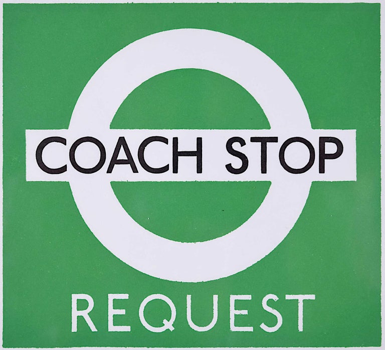 Hans Schleger Zero - Hans Schleger 'Zero' London Transport Coach Stop ...