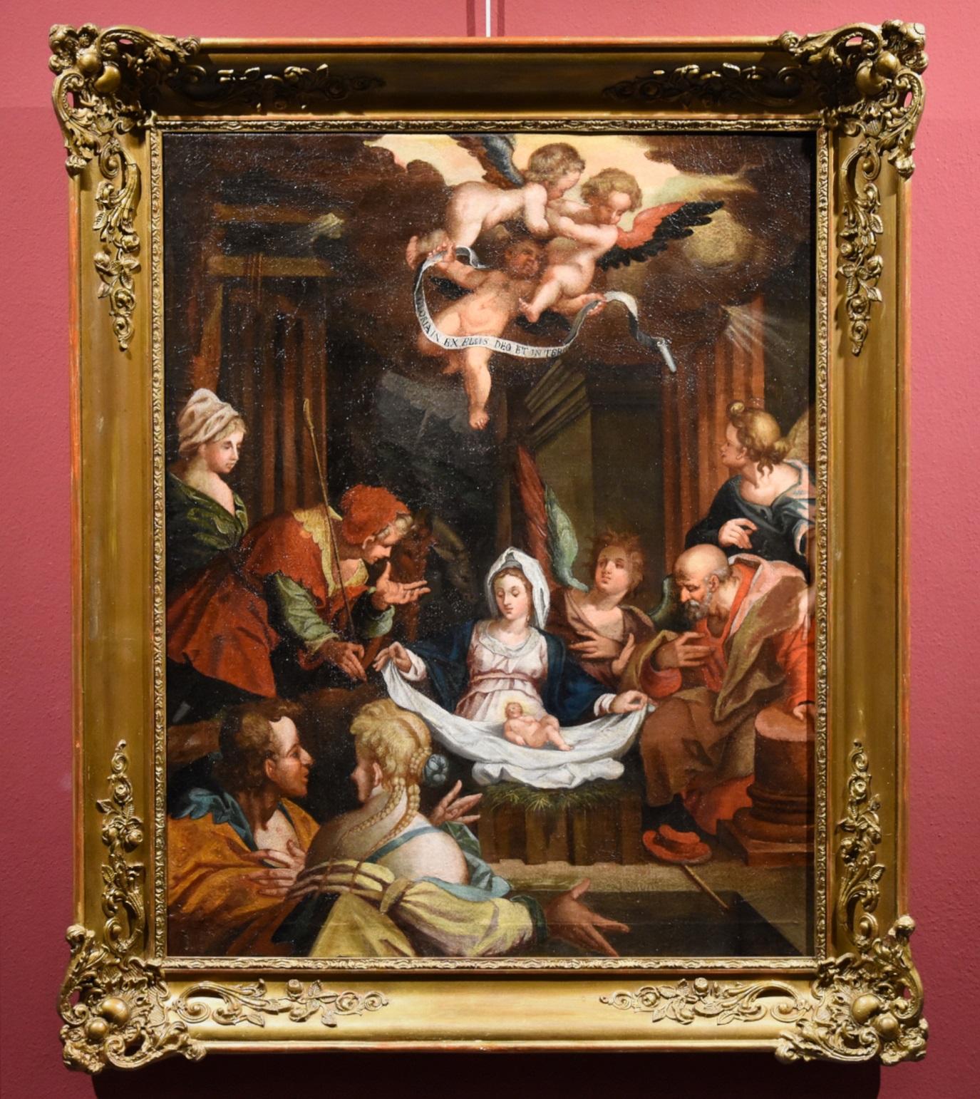 Adoration Shepherds Von Aachen Paint Oil on canvas Old master 16/17th ...