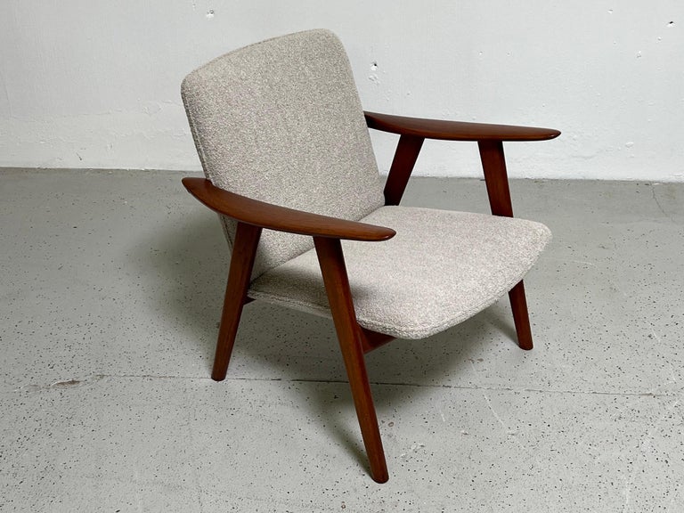 Hans Wegner Buck Lounge Chair, Model JH517 For Sale at 1stDibs