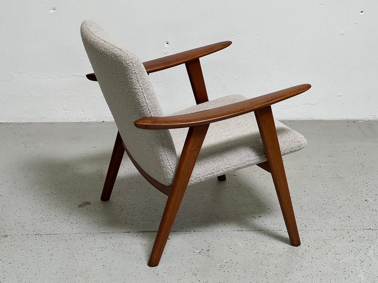 Hans Wegner Buck Lounge Chair, Model JH517 For Sale at 1stDibs