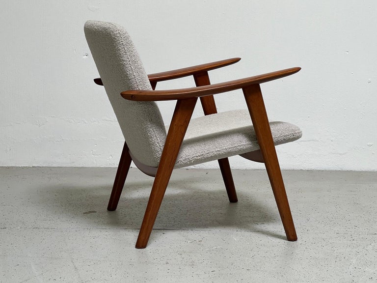 Hans Wegner Buck Lounge Chair, Model JH517 For Sale at 1stDibs