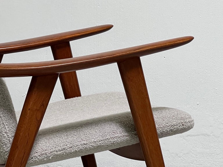 Hans Wegner Buck Lounge Chair, Model JH517 For Sale at 1stDibs