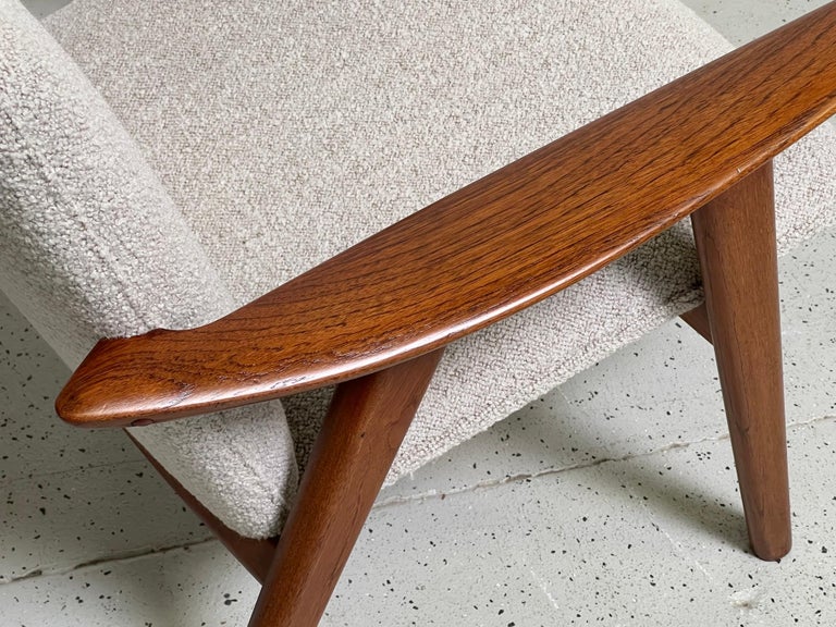 Hans Wegner Buck Lounge Chair, Model JH517 For Sale at 1stDibs