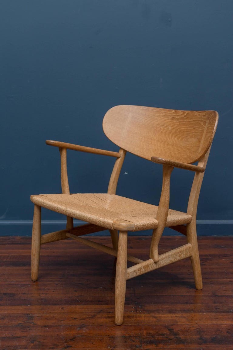 Hans Wegner CH 22 Easy Chair at 1stDibs