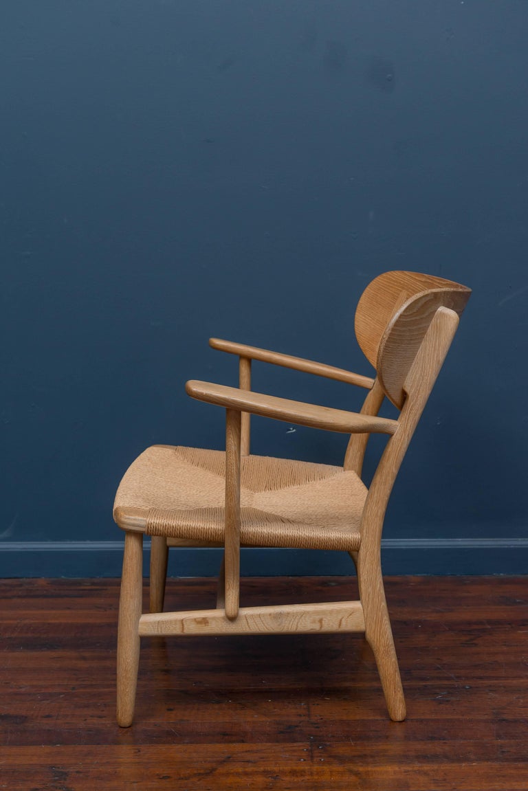 Hans Wegner CH 22 Easy Chair at 1stDibs