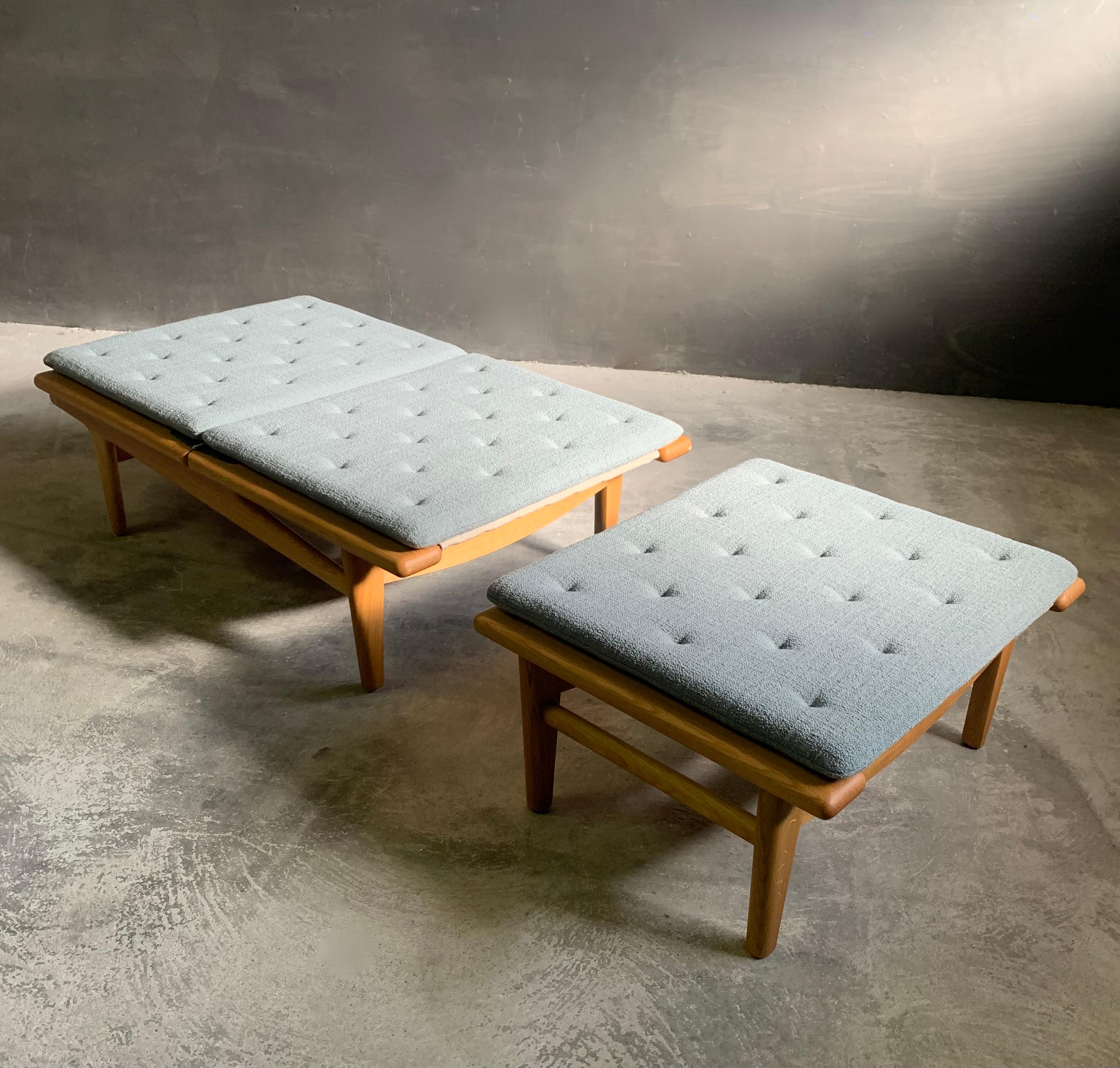Hans Wegner GE-1 Lounge Chair / Daybed by GETAMA Denmark For Sale at ...