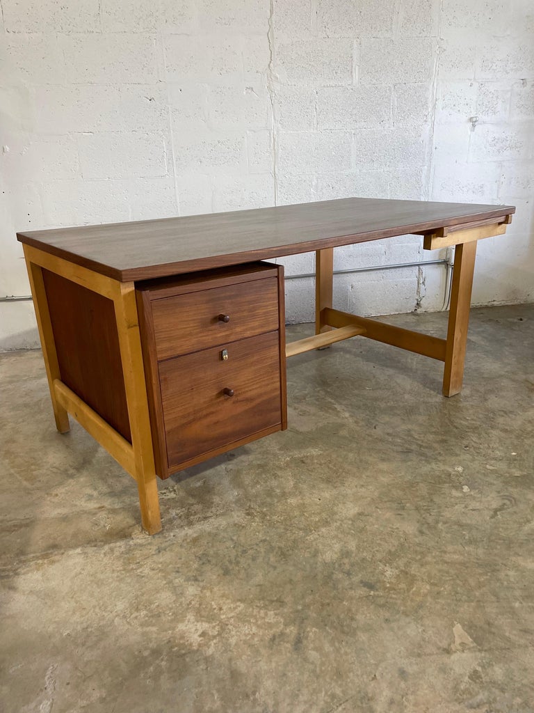 Hans Wegner GETAMA Executive Floating Desk For Sale at 1stDibs