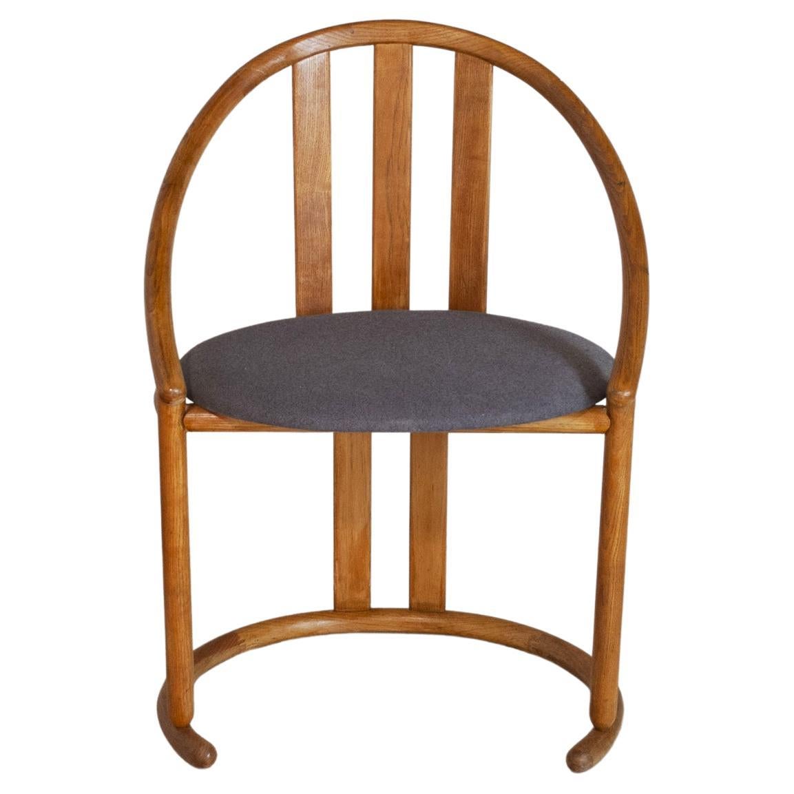 Three-Legged Free-Form Chair by J. Schellenberg Interiors in Wide Wale ...