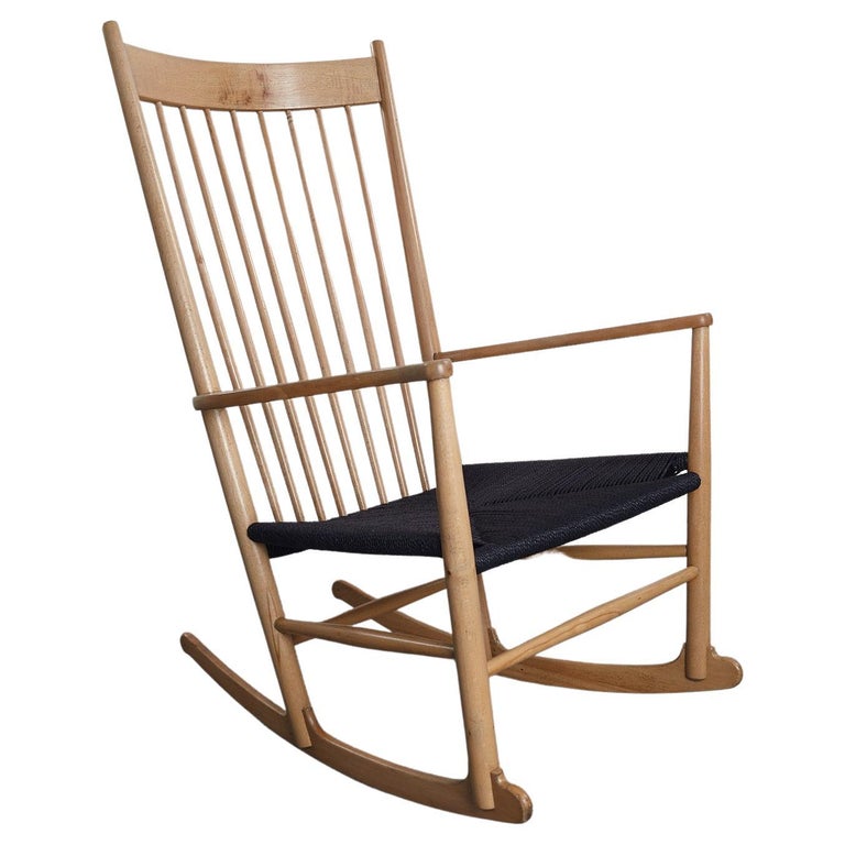 Hans Wegner J16 Rocking Chair For Sale at 1stDibs