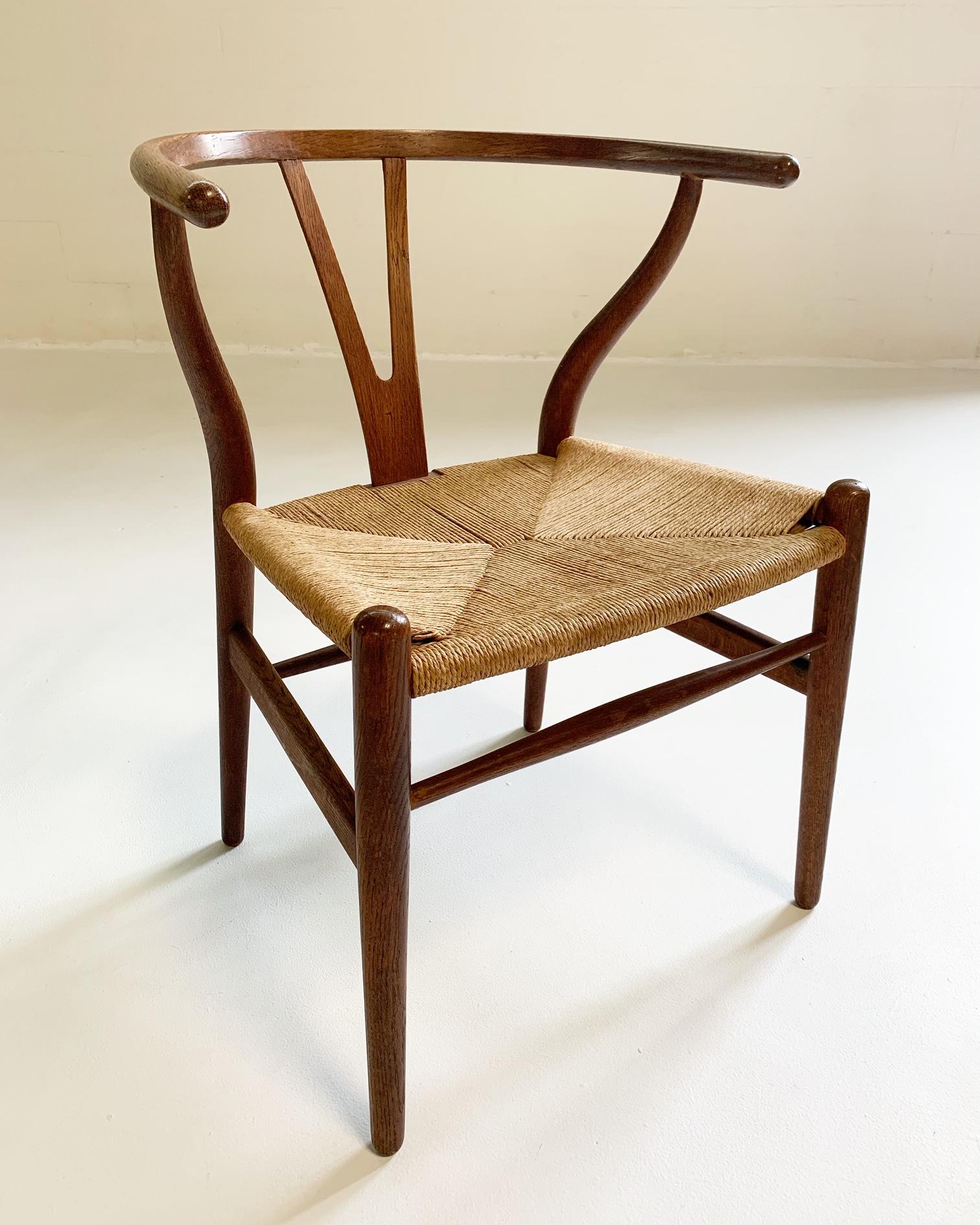 Hans Wegner Model CH24 Wishbone Chairs, pair at 1stDibs