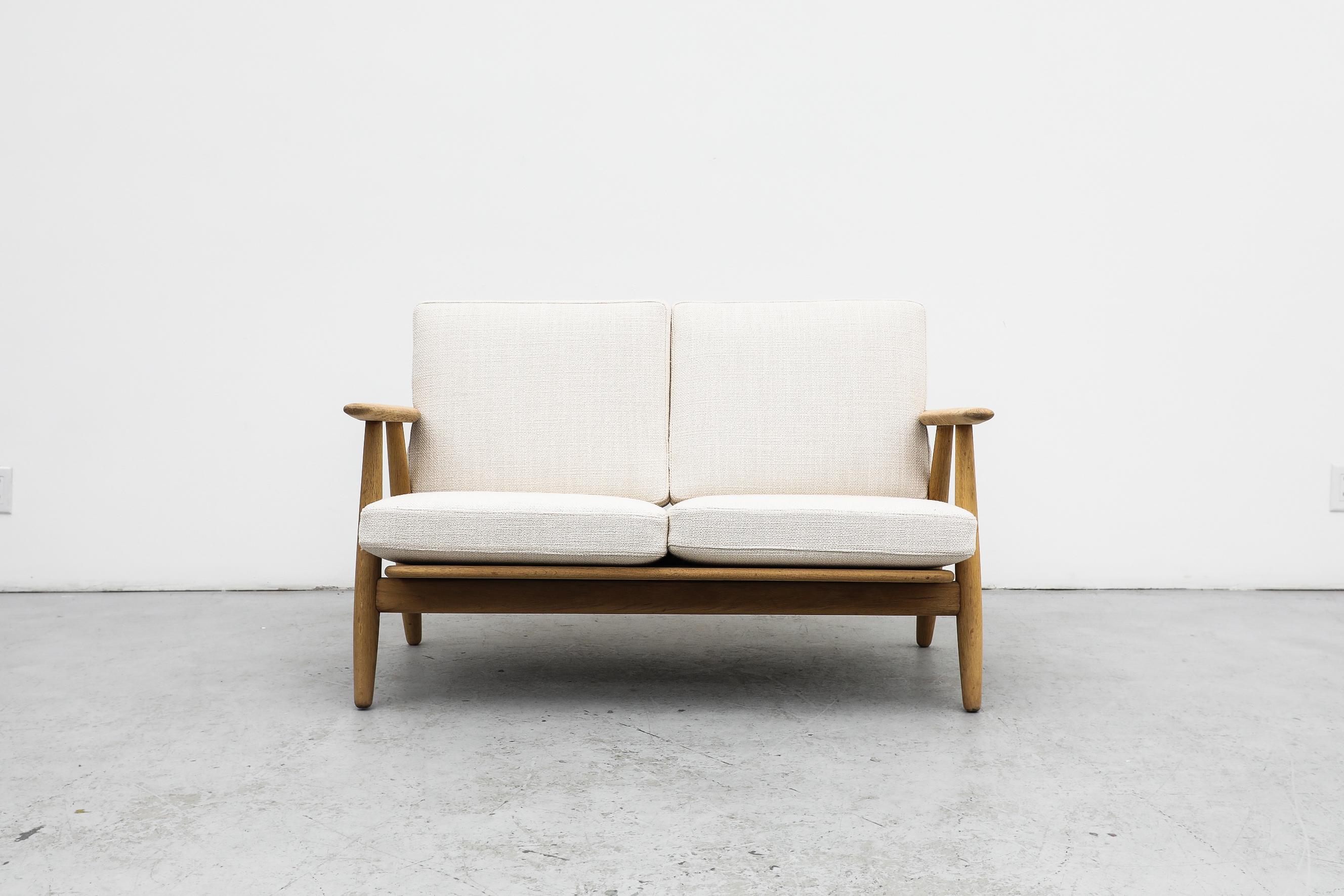 Hans Wegner Oak Cigar Sofas for Getama, 1950s at 1stDibs