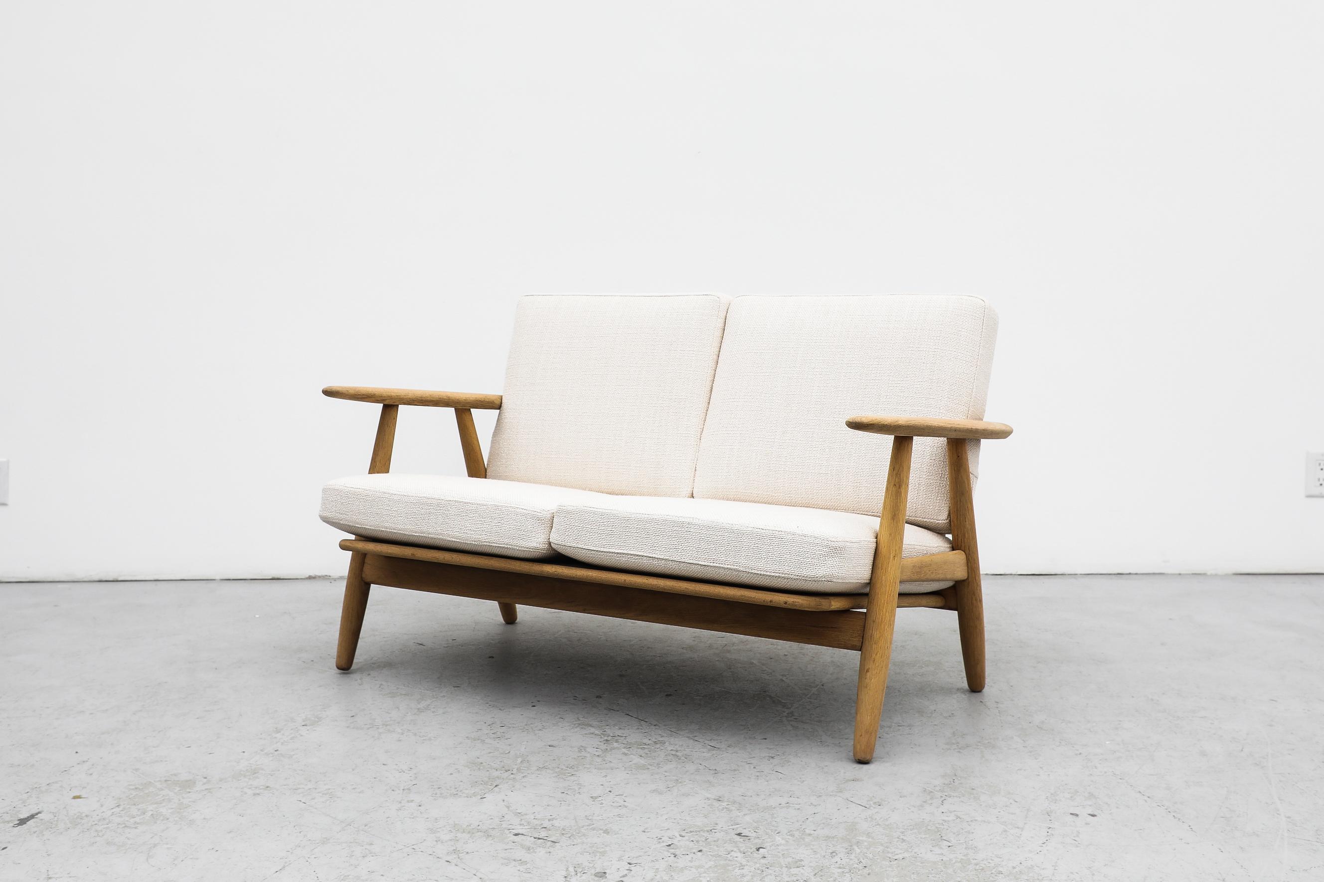 Hans Wegner Oak Cigar Sofas for Getama, 1950s at 1stDibs