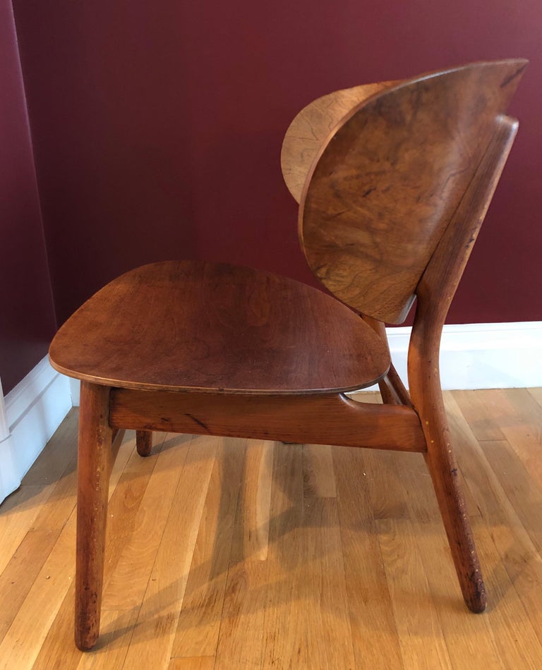 Hans Wegner, Shell Chair FH-1936 for Fritz Hansen at 1stDibs