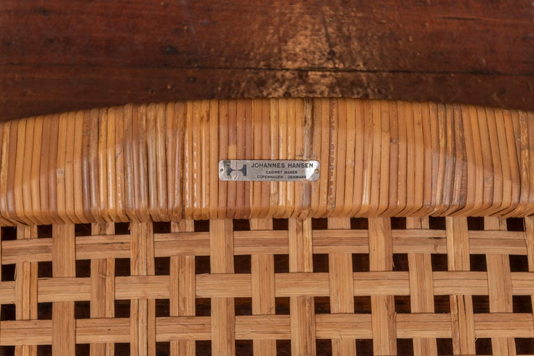 Hans Wegner Stool or Bench for Johannes Hansen Model JH539 at 1stDibs