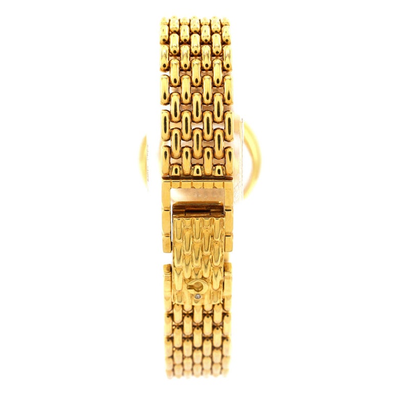 Happy Diamonds Round Quartz Watch Yellow Gold with Diamond Bezel and ...