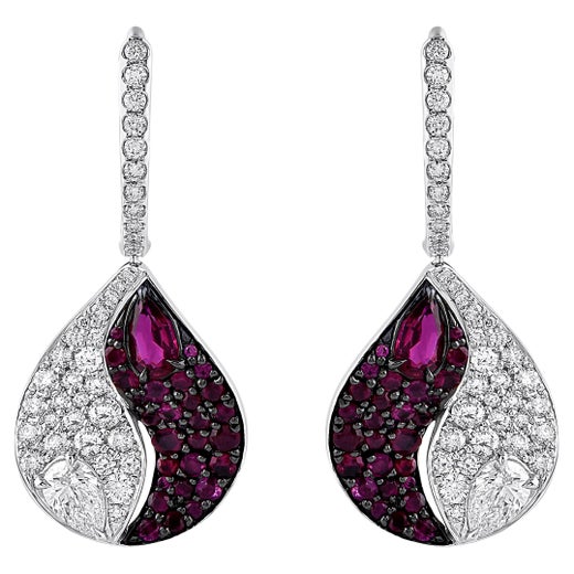 Harakh GIA Certified Colorless Diamond Illumination 18 Karat White Gold ...