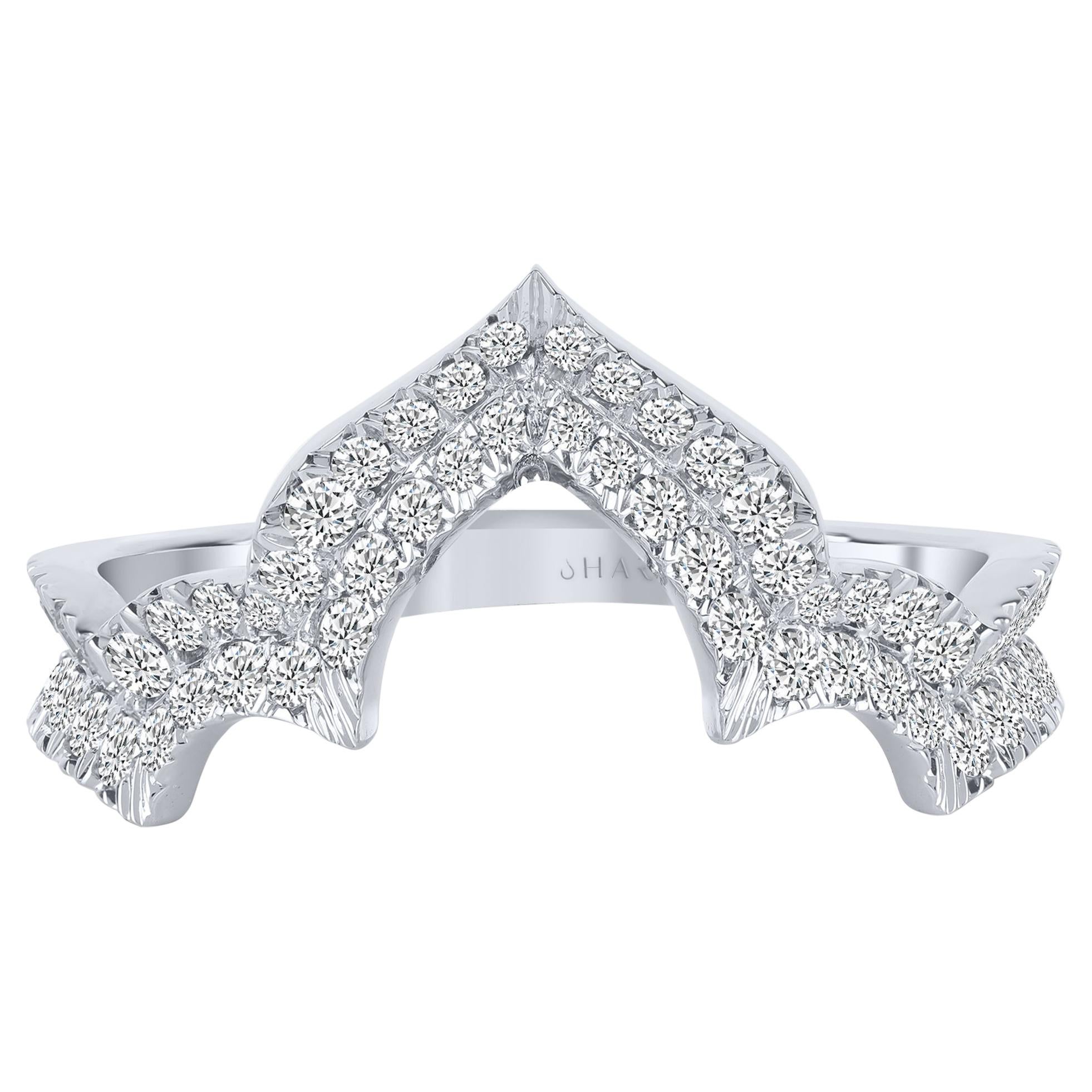 Modern Gold Unisex 3 Carat Natural Princess Colorless Diamond ...