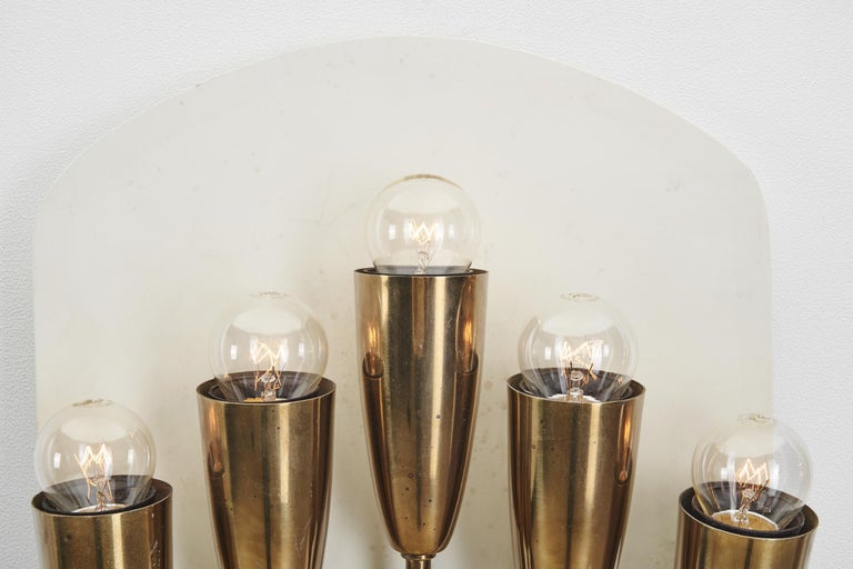 Harald Notini Model "8772/5" Wall Sconces for Arvid Böhlmarks, Sweden ...