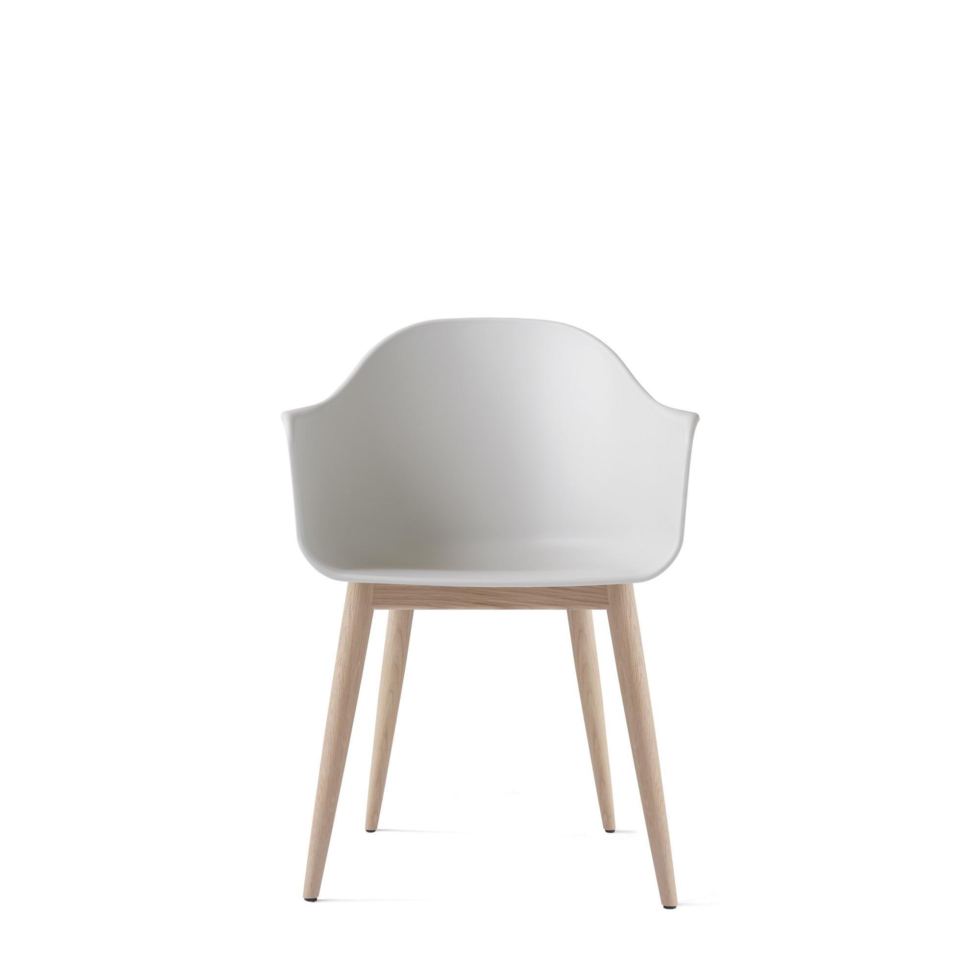Harbour Chair, Natural Oak, White Shell For Sale at 1stDibs | white ...