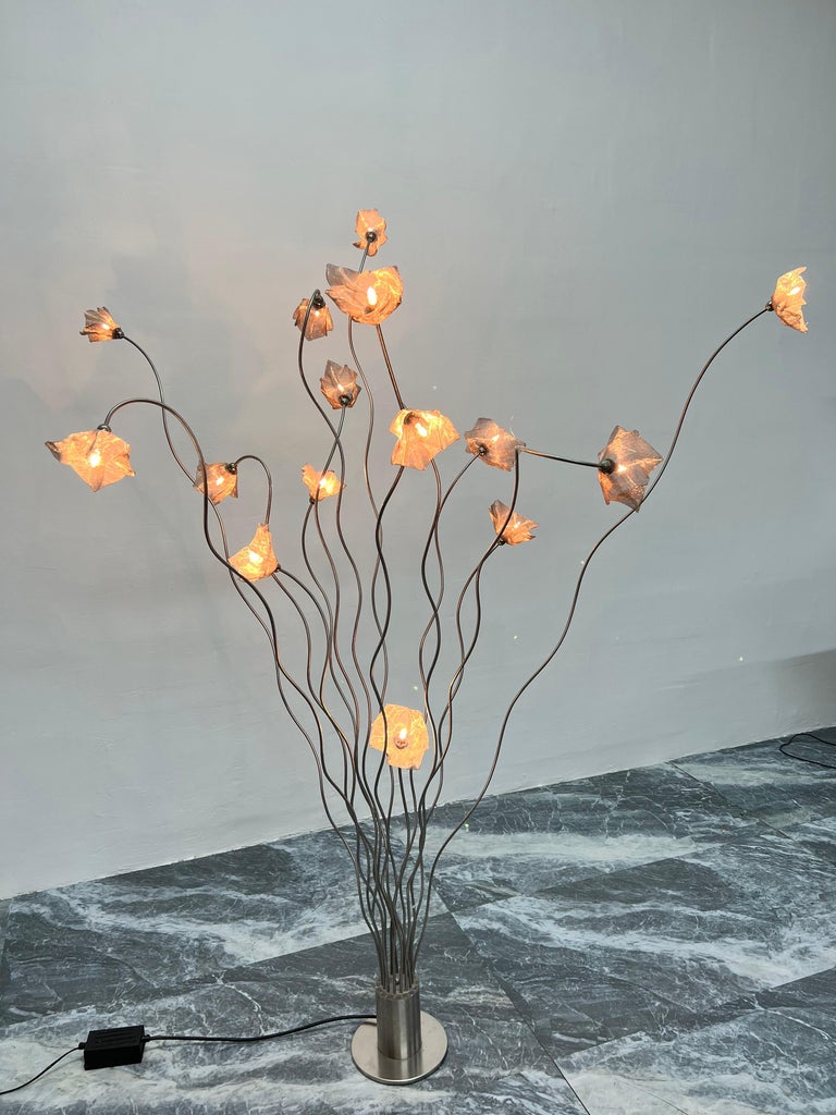 Harco Loor "Tree Breeze" Floor Lamp For Sale at 1stDibs