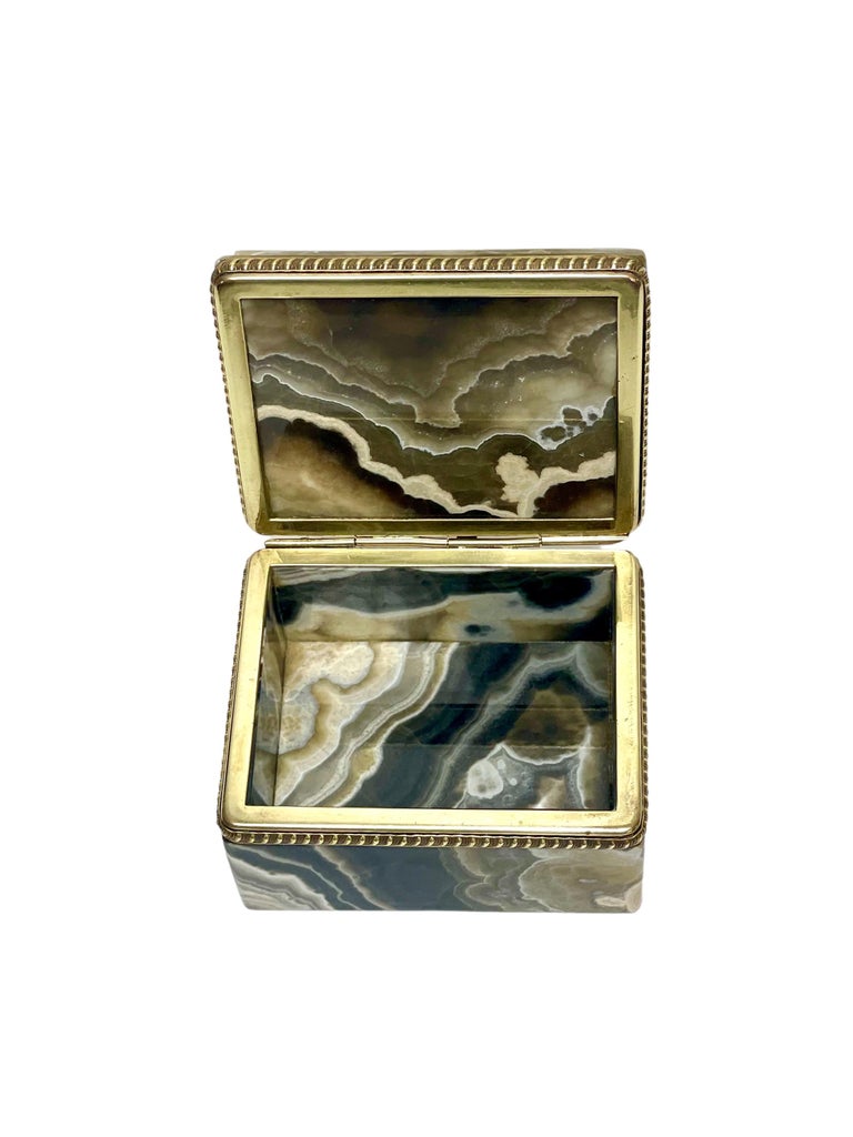 Hard Stone Jewellery Box by Christian Dior For Sale at 1stDibs