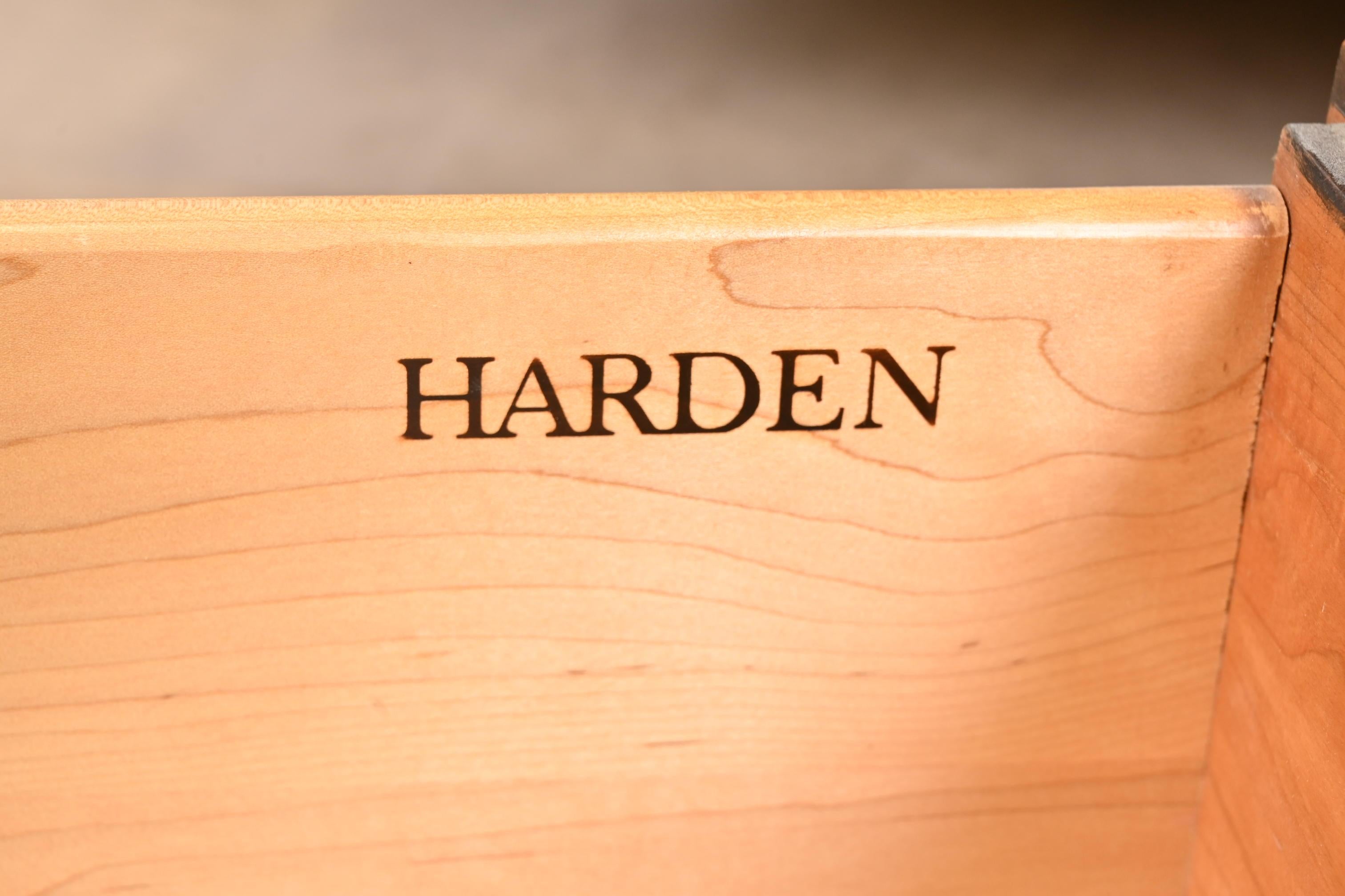 Harden Furniture Georgian Solid Mahogany Triple Chest-On-Chest Highboy ...